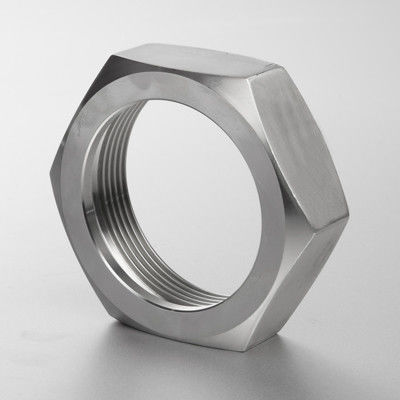 Hygienic Stainless Steel Pipe Union , Hex Union Fitting 6 Inch