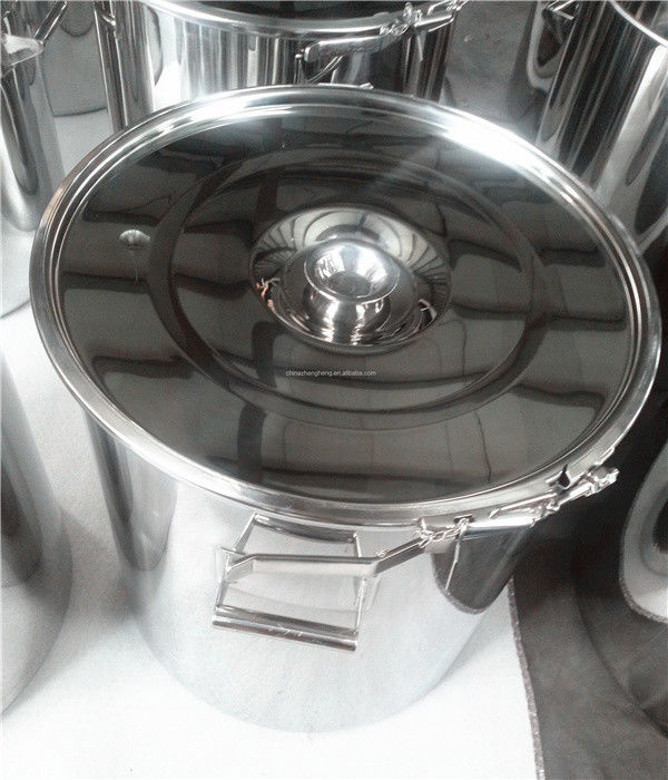 Silicone Gasket Stainless Steel Vat Drum 100L Barrel Type With Clamp