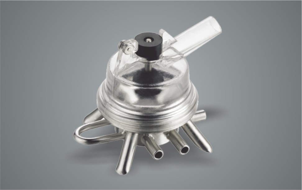 Stainless Steel Milking Claw Parts , Goat Milking Claw 300cc