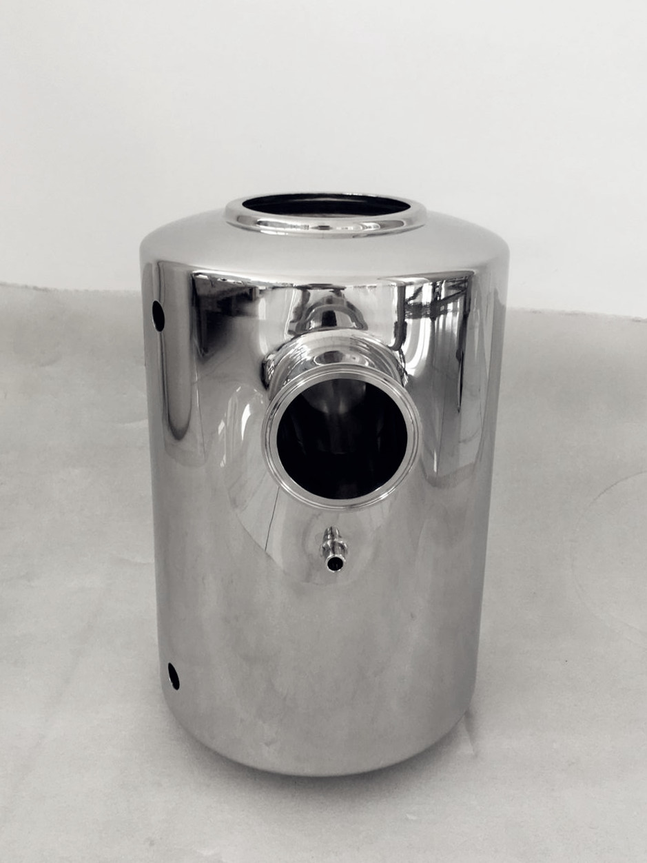 Vertical Stainless Steel Vat Filter 5L Custom Milk Water Separator