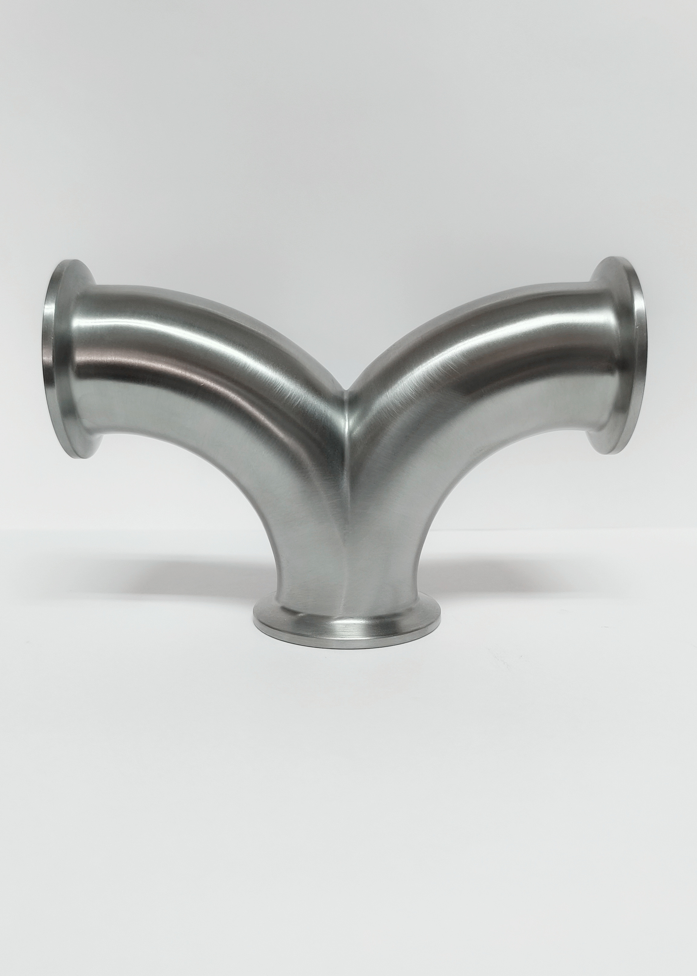 Tri Clamp Stainless Steel Y Pipe Fittings 3A Certified Ss 304