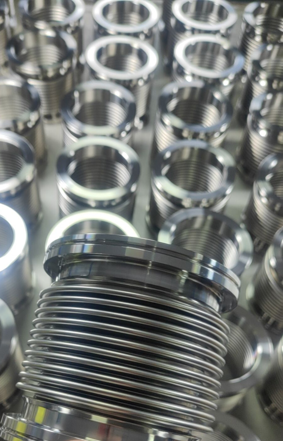 Vacuum Round Stainless Steel ISO KF Vacuum Fittings Electropolished for ...